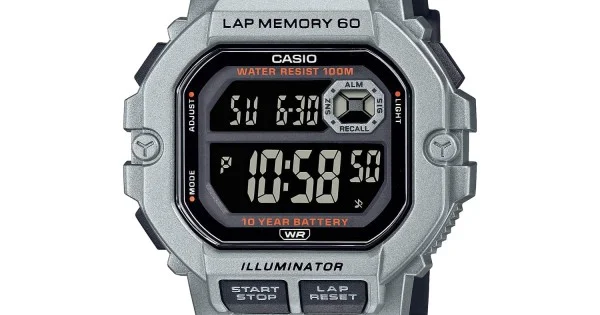 CASIO WATCHES NEW ZEALAND | WS1400H-1B Casio 60 Lap Memory Sports Watch ...