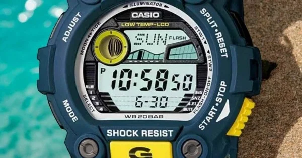 "G7900-2D G-Shock Fishing Tide Graph Watch - Rugged & Functional | Buy ...