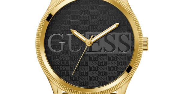 GW0710G2 GUESS Gold Tone Analogue Watch | Buy Now at Christies ...
