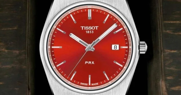 Tissot PRX Red Dial 40mm T1374101142100 – Tissot Watches NZ | Buy Now ...
